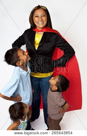 Super Hero Mom Her Image & Photo (Free Trial) | Bigstock