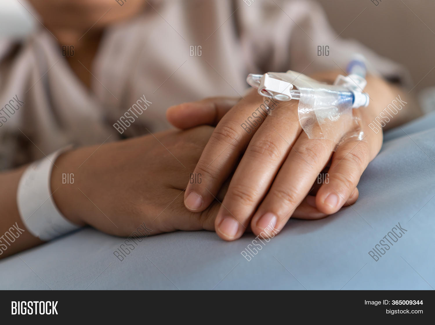 Intravenous Drip In Hand