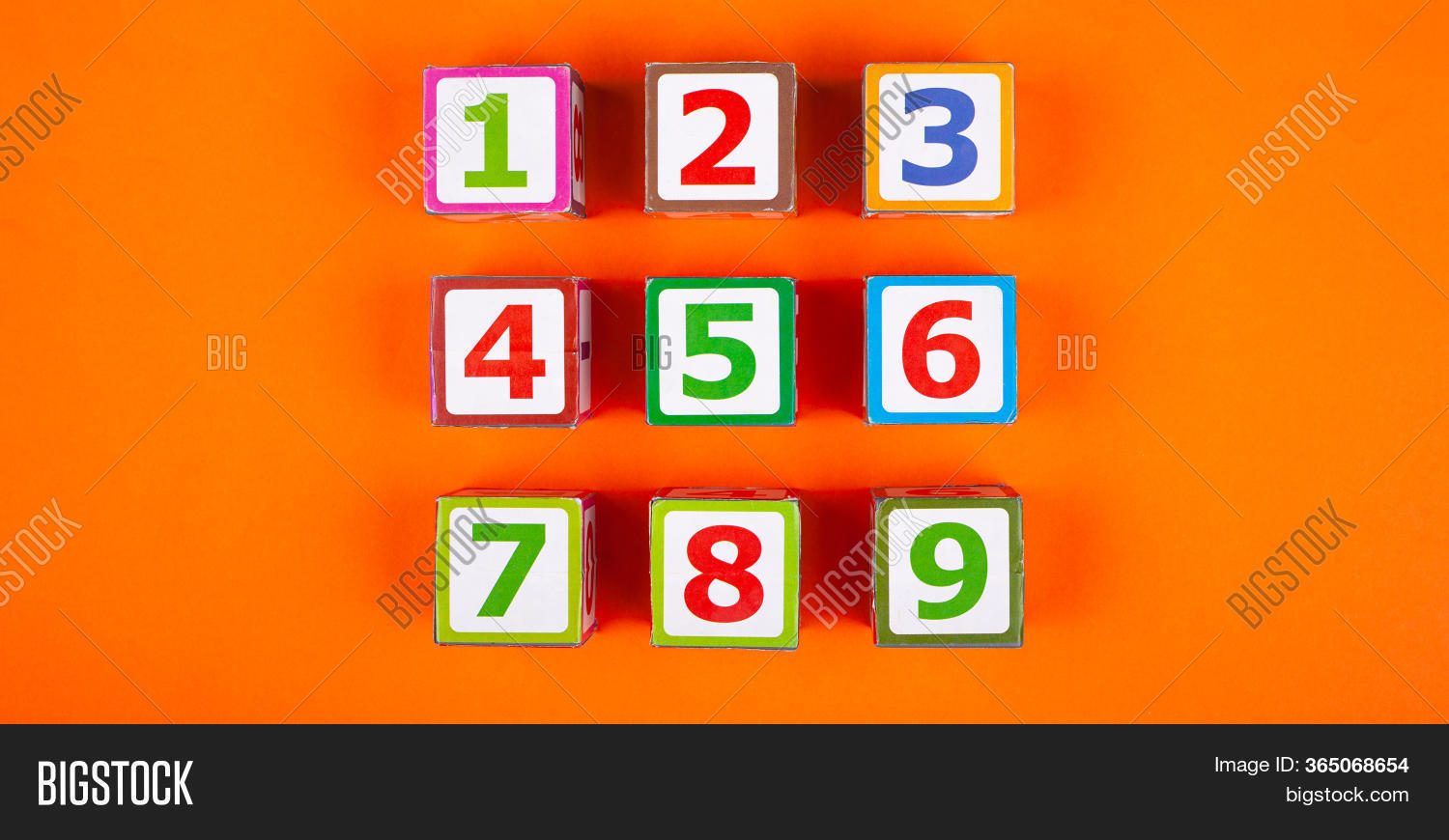 Wooden Cubes Numbers Image & Photo (Free Trial) | Bigstock