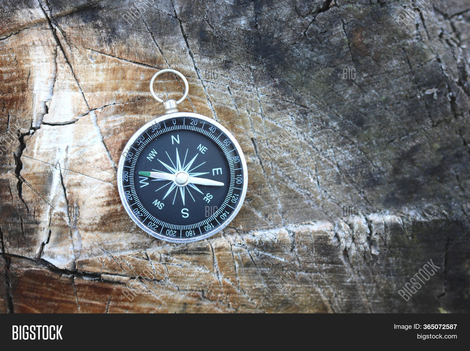 Old Compass On Natural Image & Photo (Free Trial) | Bigstock