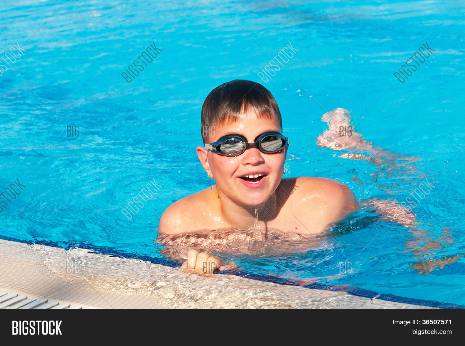 Teenager Swims Pool Image & Photo (Free Trial) | Bigstock