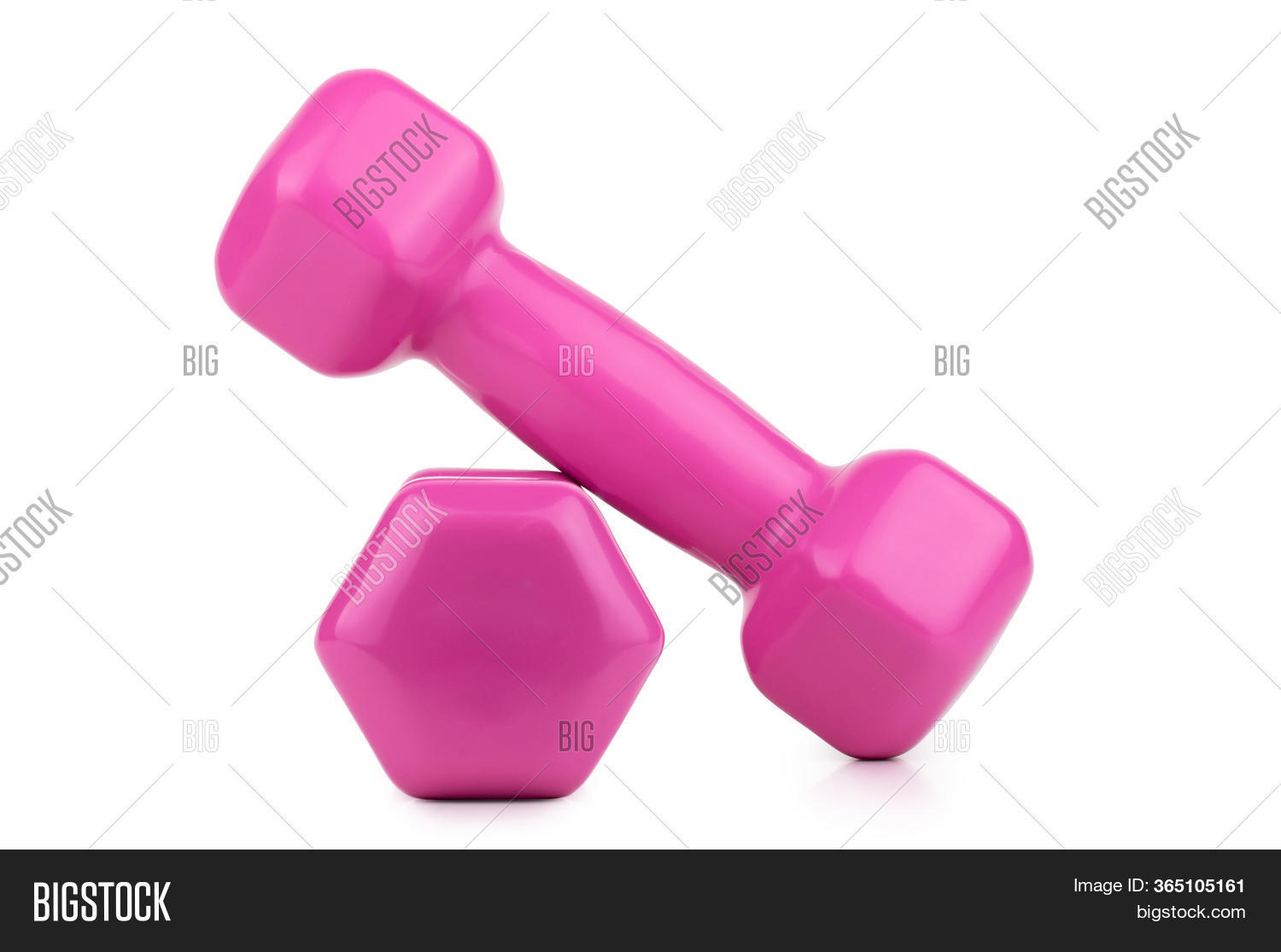 Pink Dumbbells Image & Photo (Free Trial) | Bigstock