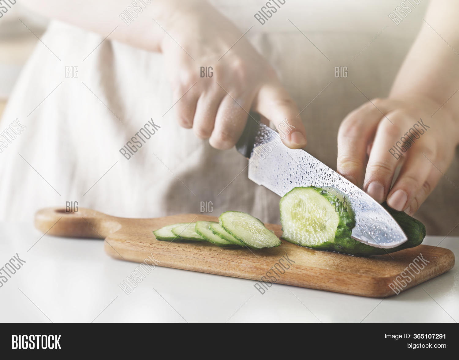 Chef Slicing Image & Photo (Free Trial) | Bigstock