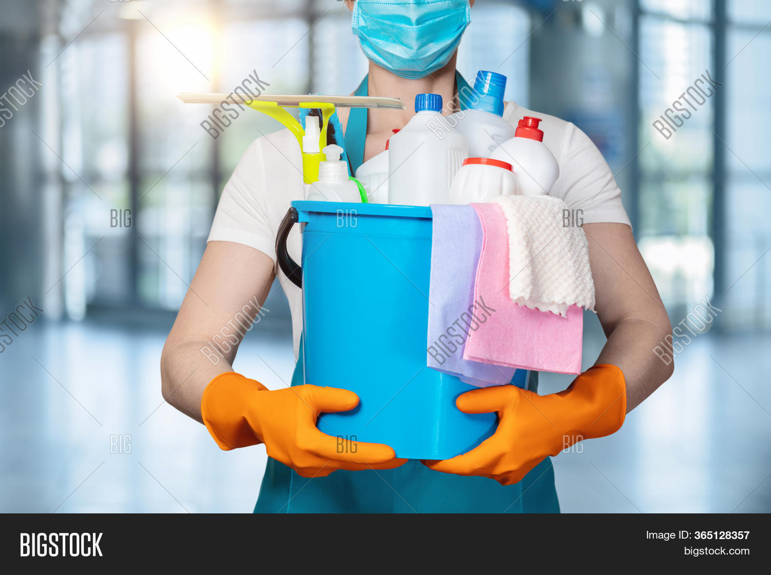 Cleaning Lady Mask Image & Photo (Free Trial) | Bigstock