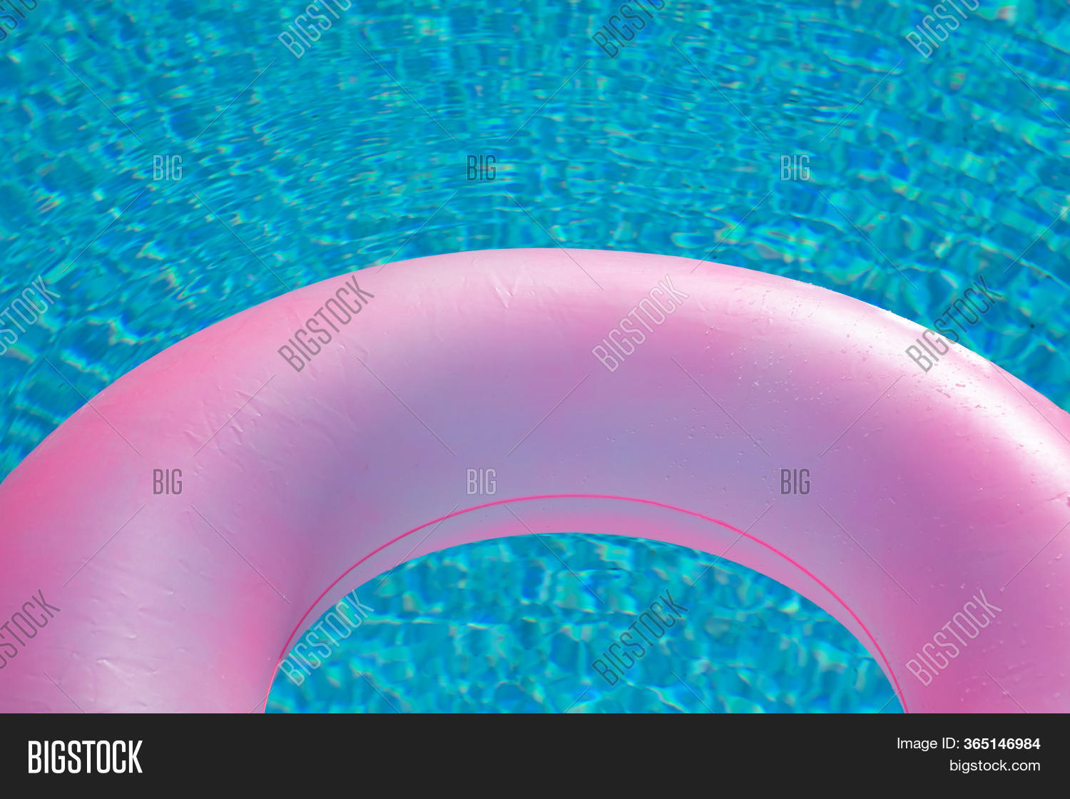 Pink Big Float On Pool Image & Photo (Free Trial) | Bigstock