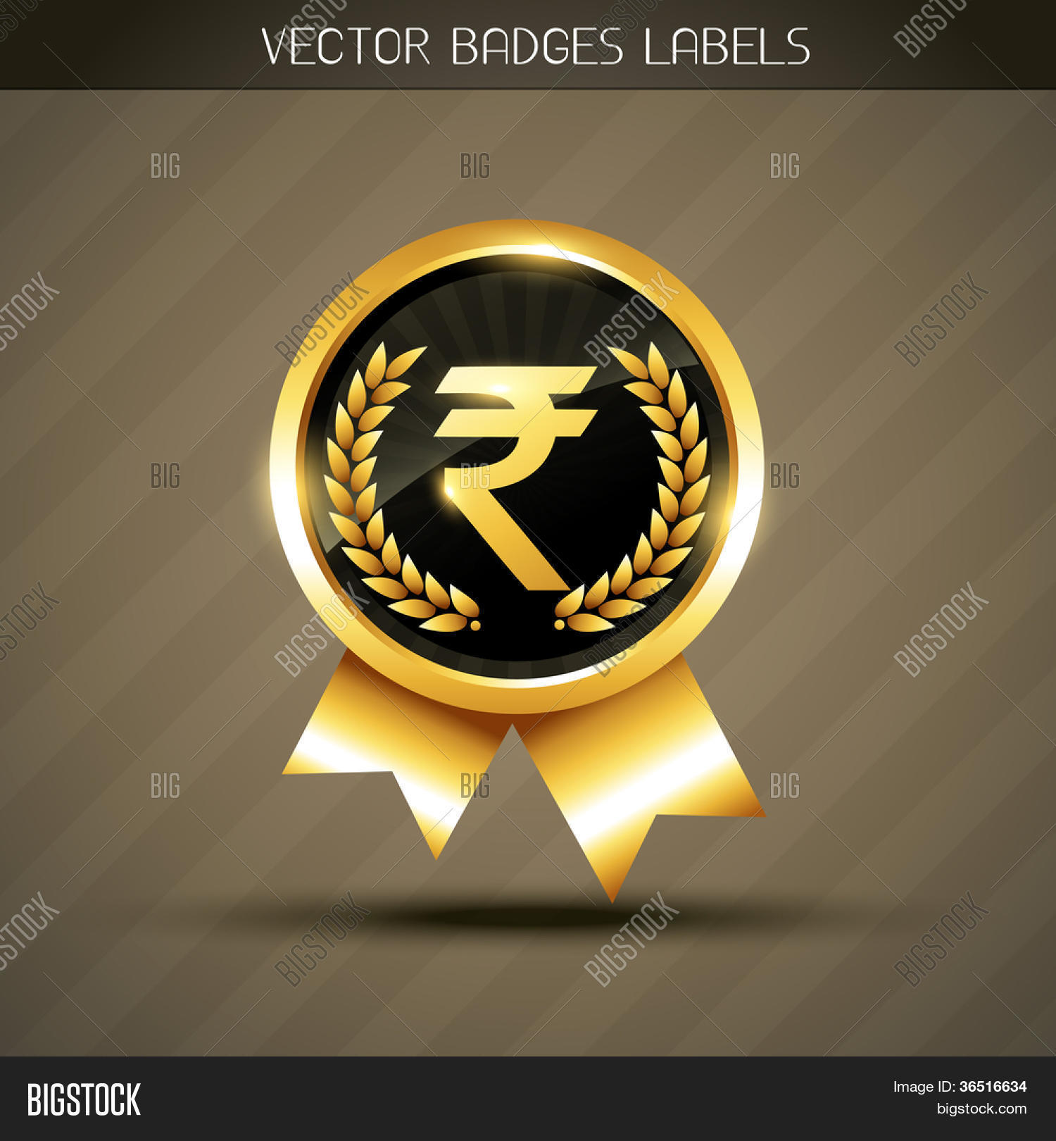Indian Rupee Symbol Vector & Photo (Free Trial) | Bigstock