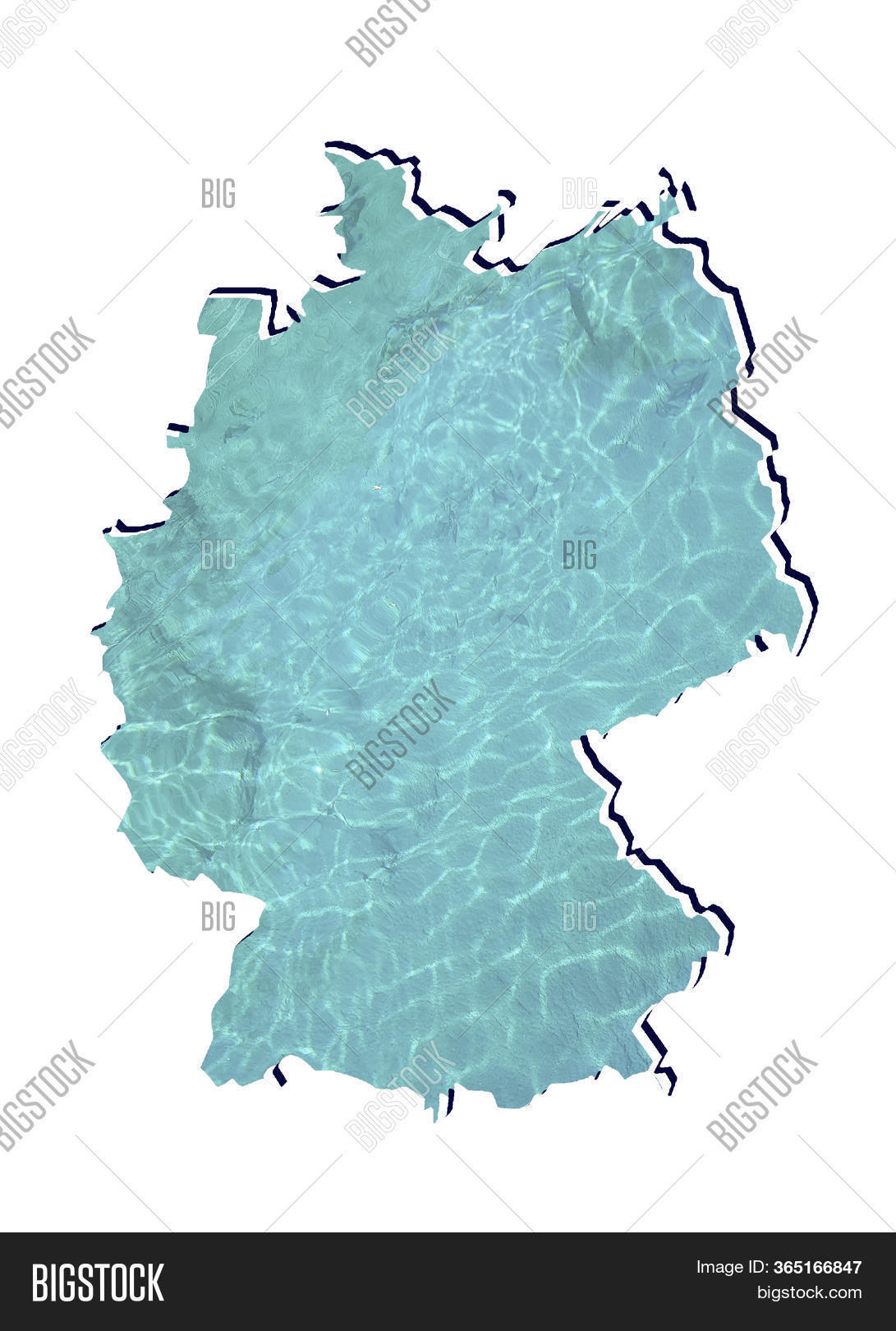 Map Germany Water Image & Photo (Free Trial) | Bigstock