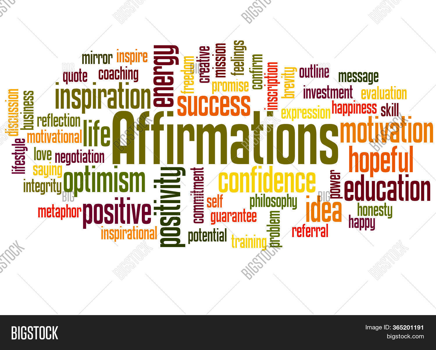 Affirmations Word Image & Photo (Free Trial) | Bigstock