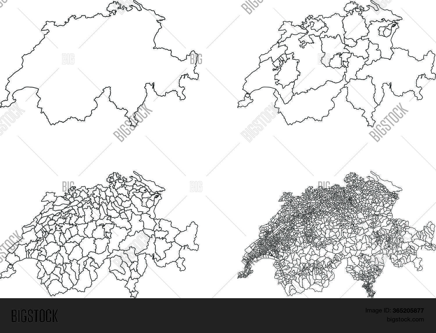 Four Detailed Vector Vector & Photo (Free Trial) | Bigstock