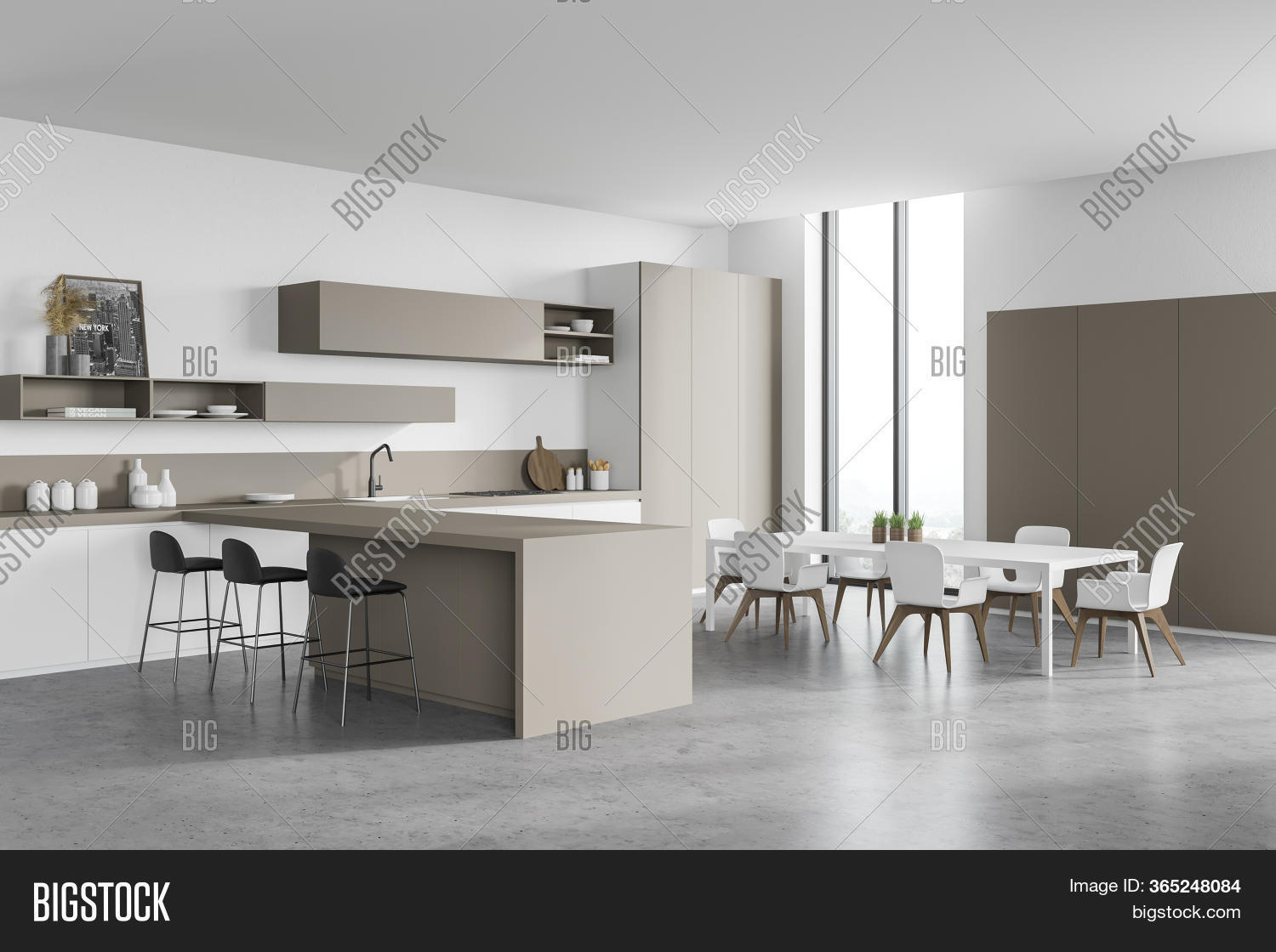 Corner Modern Kitchen Image & Photo (Free Trial) | Bigstock