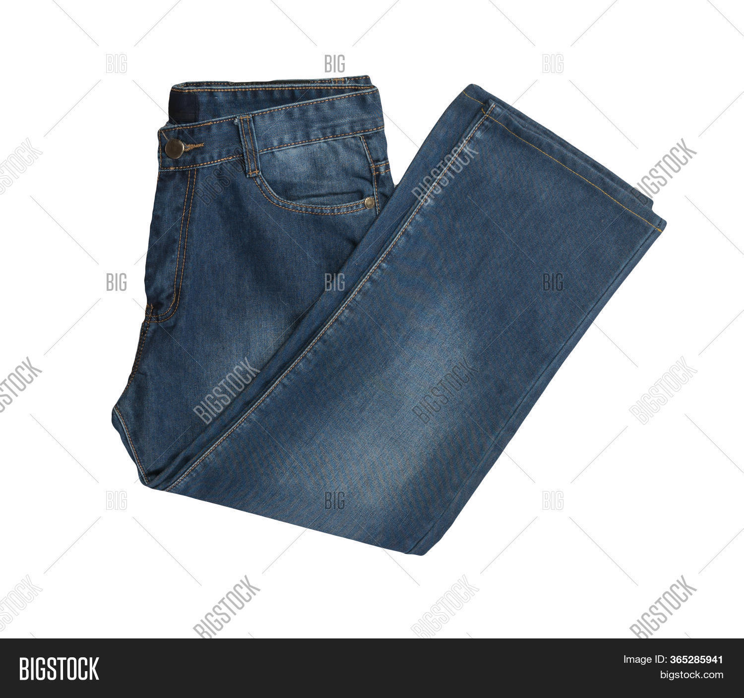 Blue Jeans Isolated On Image & Photo (Free Trial) | Bigstock