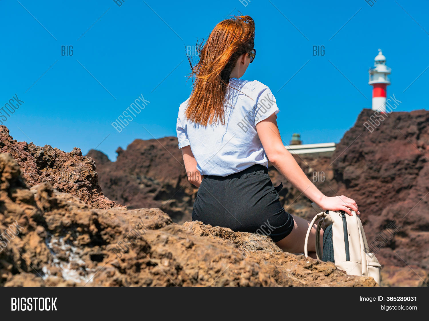 Young Woman Backpack Image & Photo (Free Trial) | Bigstock
