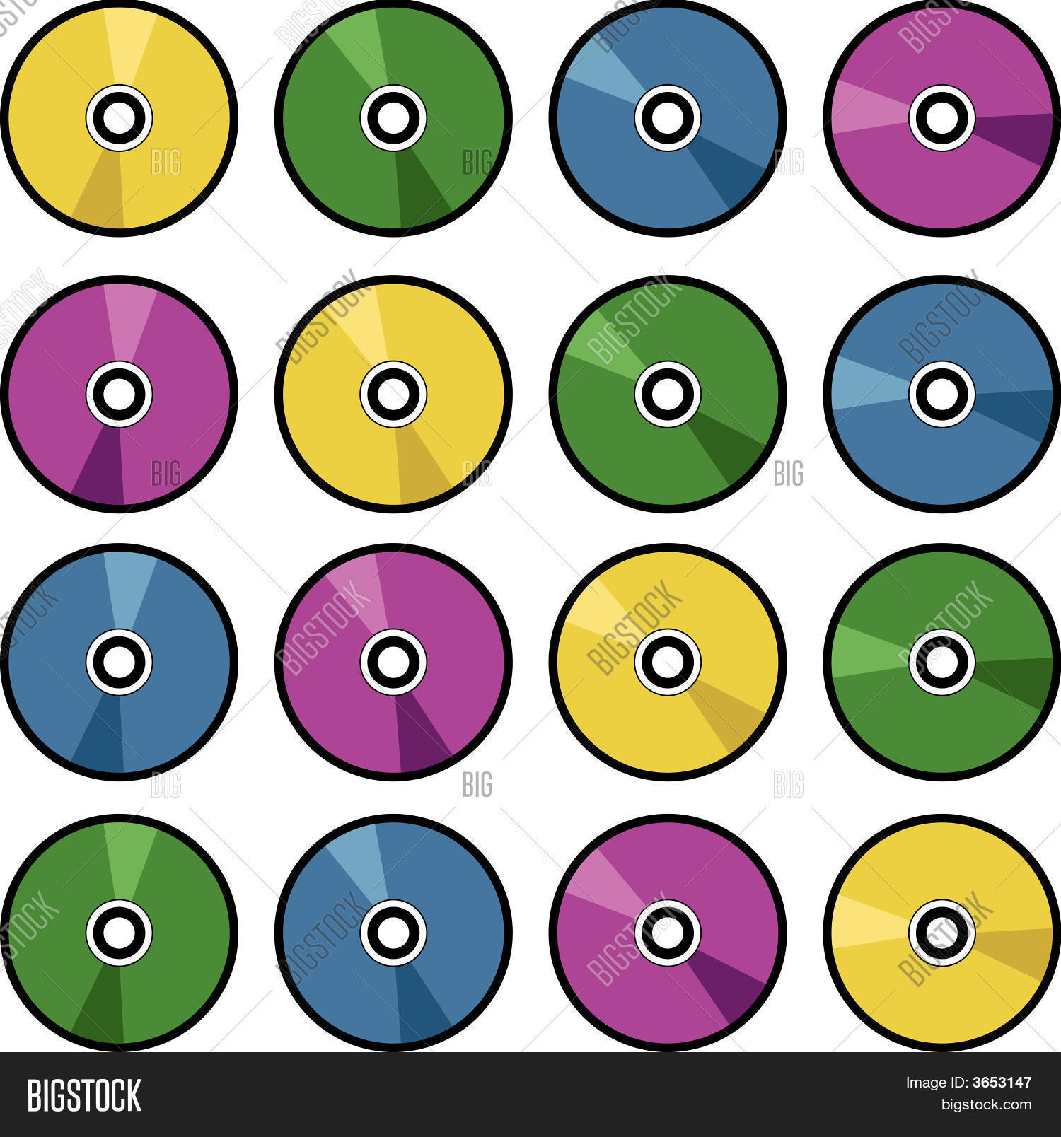 Color Cds Vector & Photo (Free Trial) | Bigstock