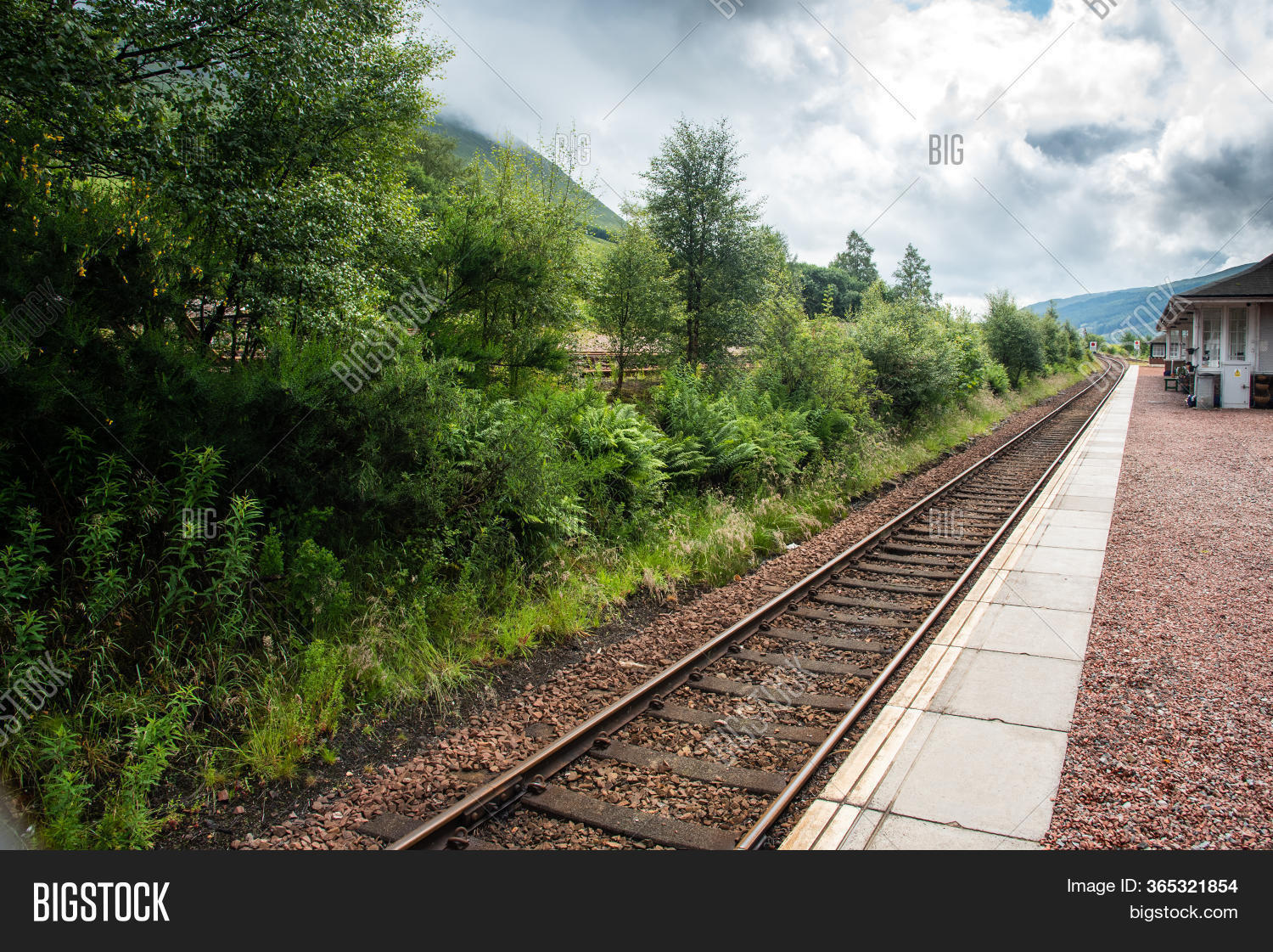 Train Station Empty Image & Photo (Free Trial) | Bigstock