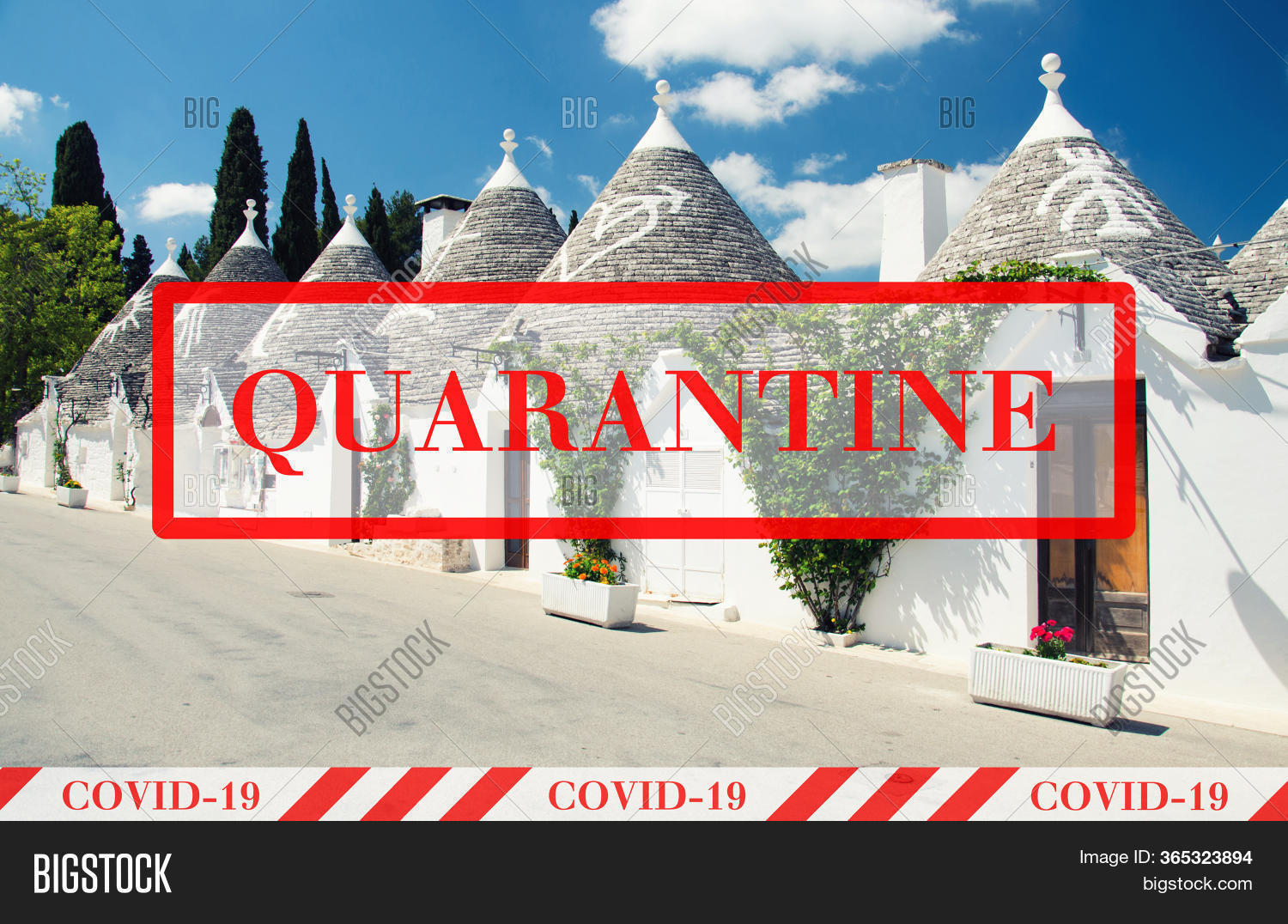 Quarantine Italy. Town Image & Photo (Free Trial) | Bigstock