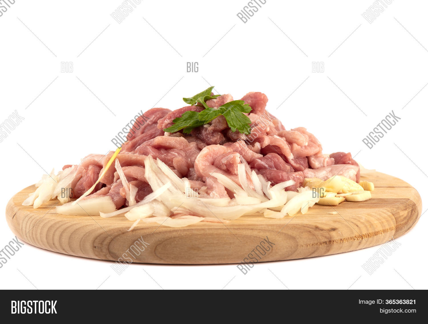 Chopped Pork Chopped Image & Photo (Free Trial) | Bigstock