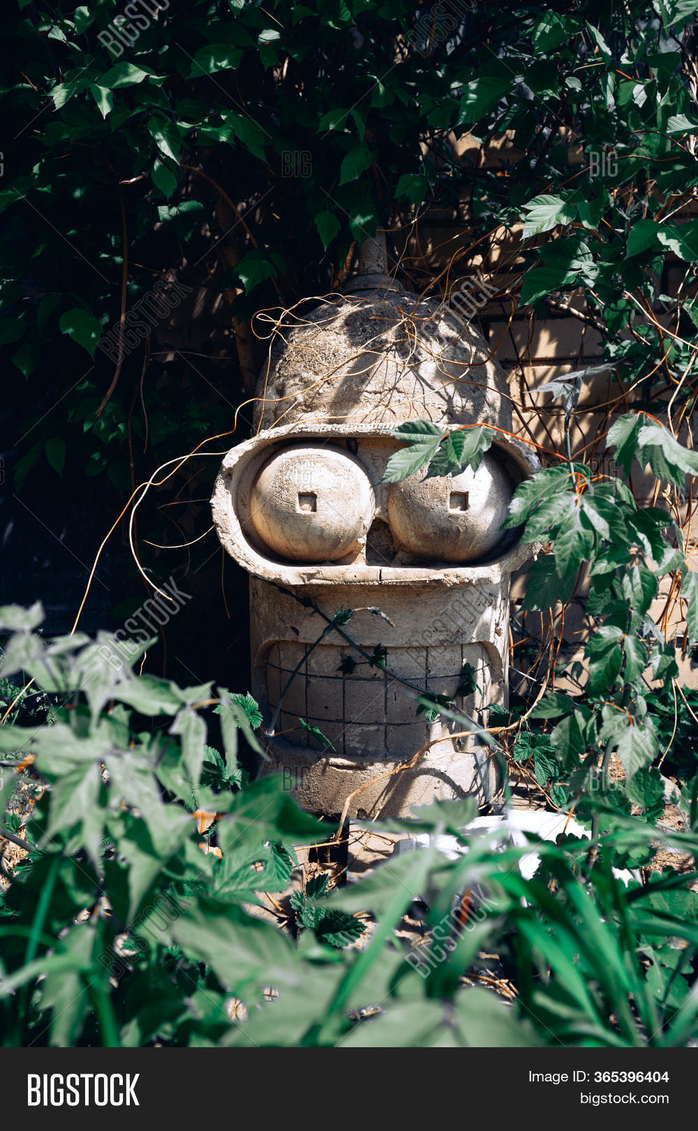 Concrete Stone Head Image & Photo (Free Trial) | Bigstock