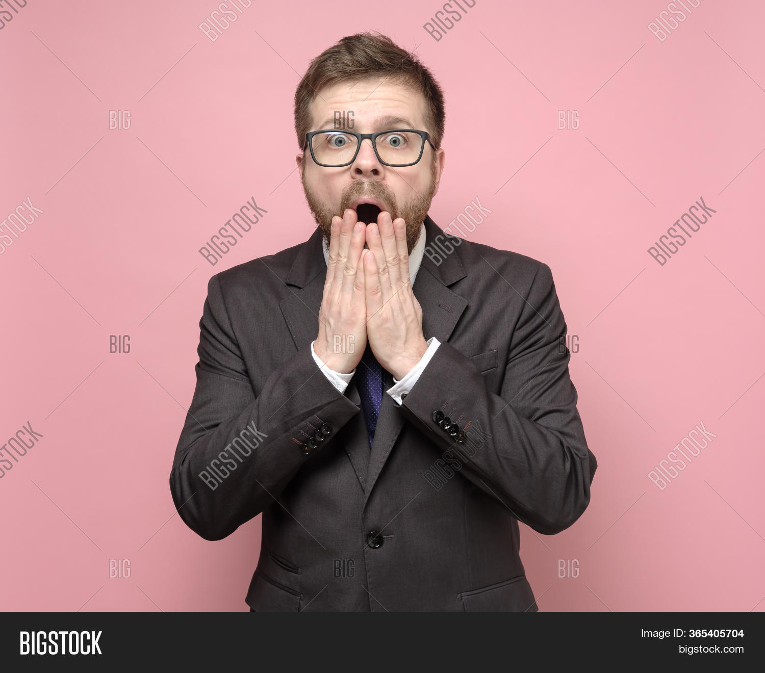 Surprised Man Glasses Image & Photo (Free Trial) | Bigstock