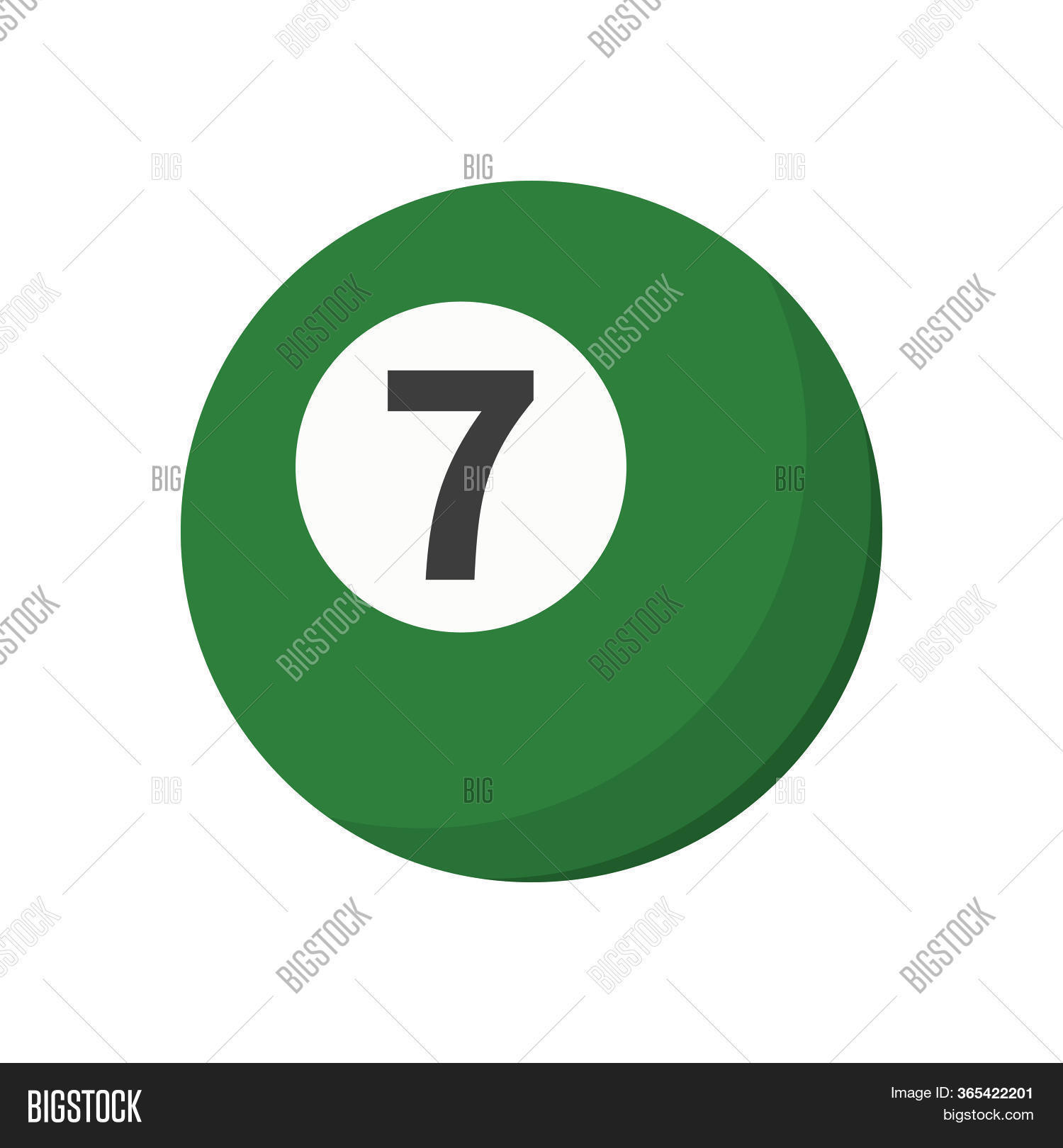 Green Billiard Ball Image & Photo (Free Trial) | Bigstock
