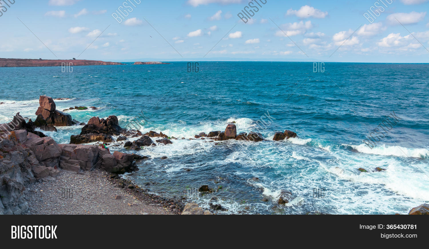 Seascape Rocks Cliffs Image & Photo (Free Trial) | Bigstock
