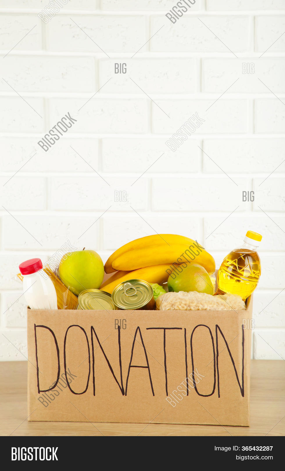 Donation Box Food On Image & Photo (Free Trial) | Bigstock