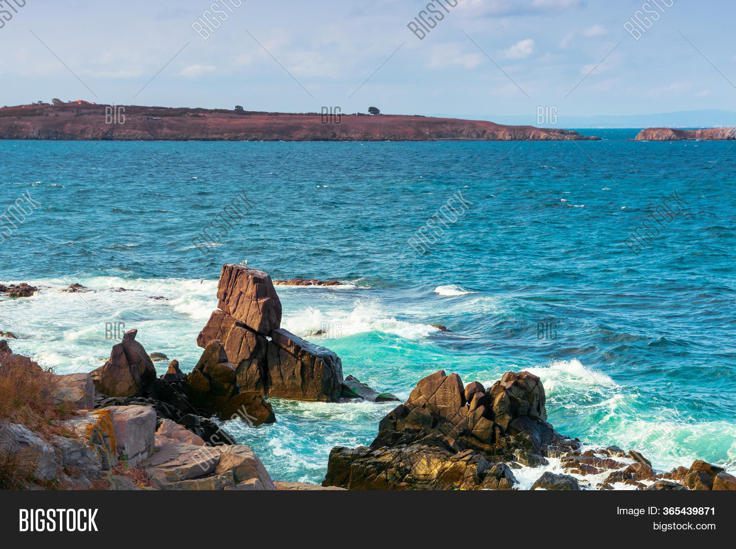Seascape Rocks Cliffs Image & Photo (Free Trial) | Bigstock