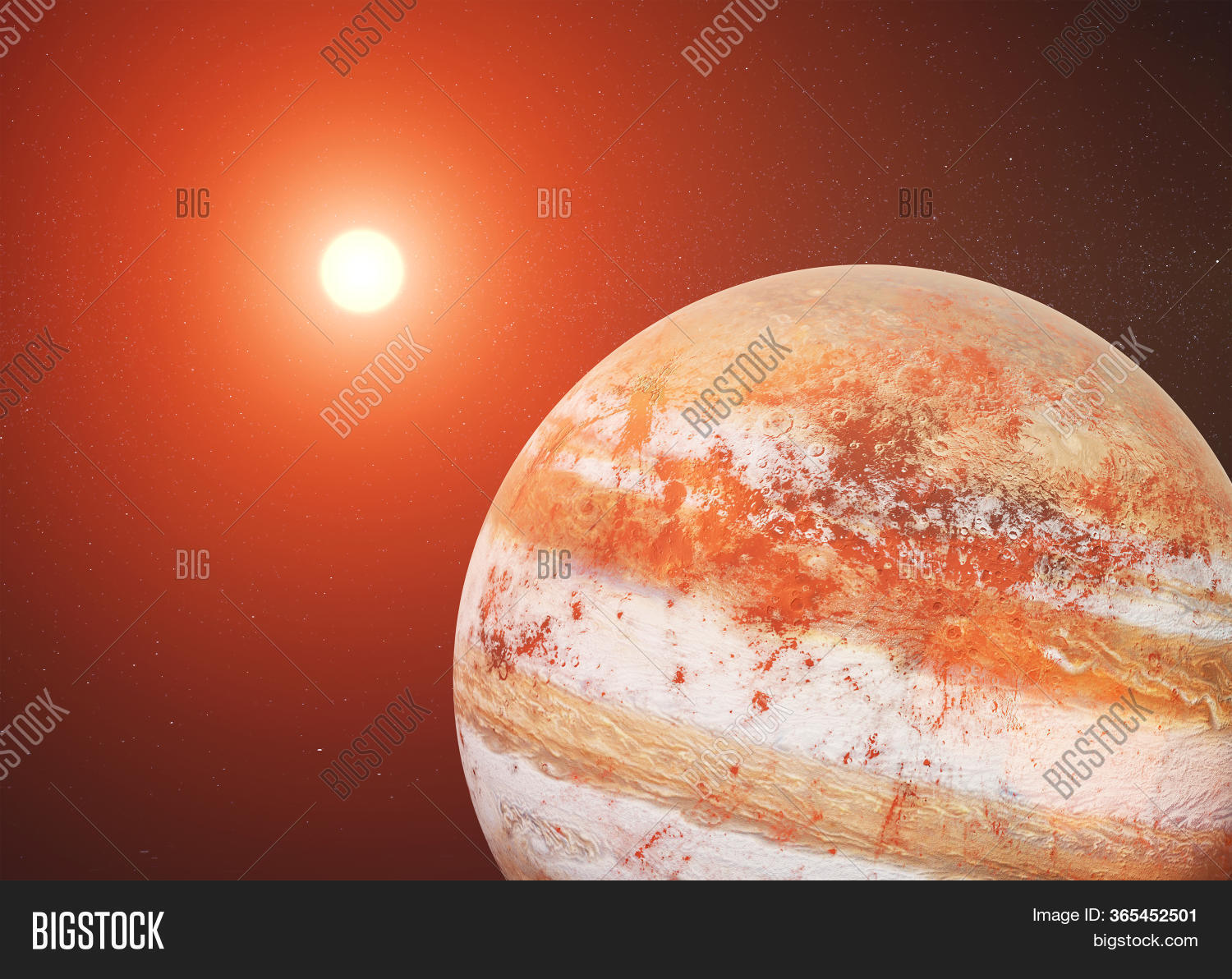 Red Jupiter Like Image & Photo (Free Trial) | Bigstock