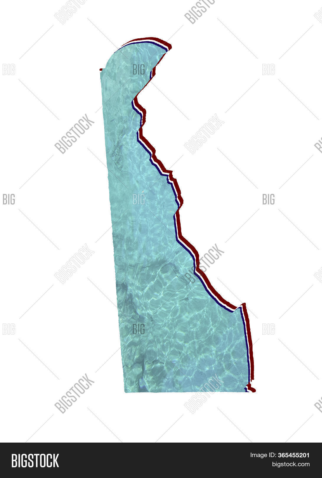 Map Delaware State Image & Photo (Free Trial) | Bigstock