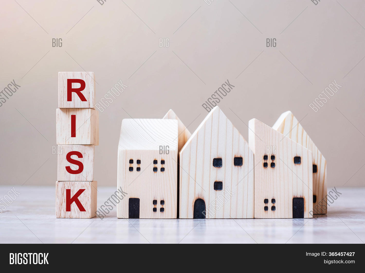 Risk Cube Blocks Image & Photo (Free Trial) | Bigstock