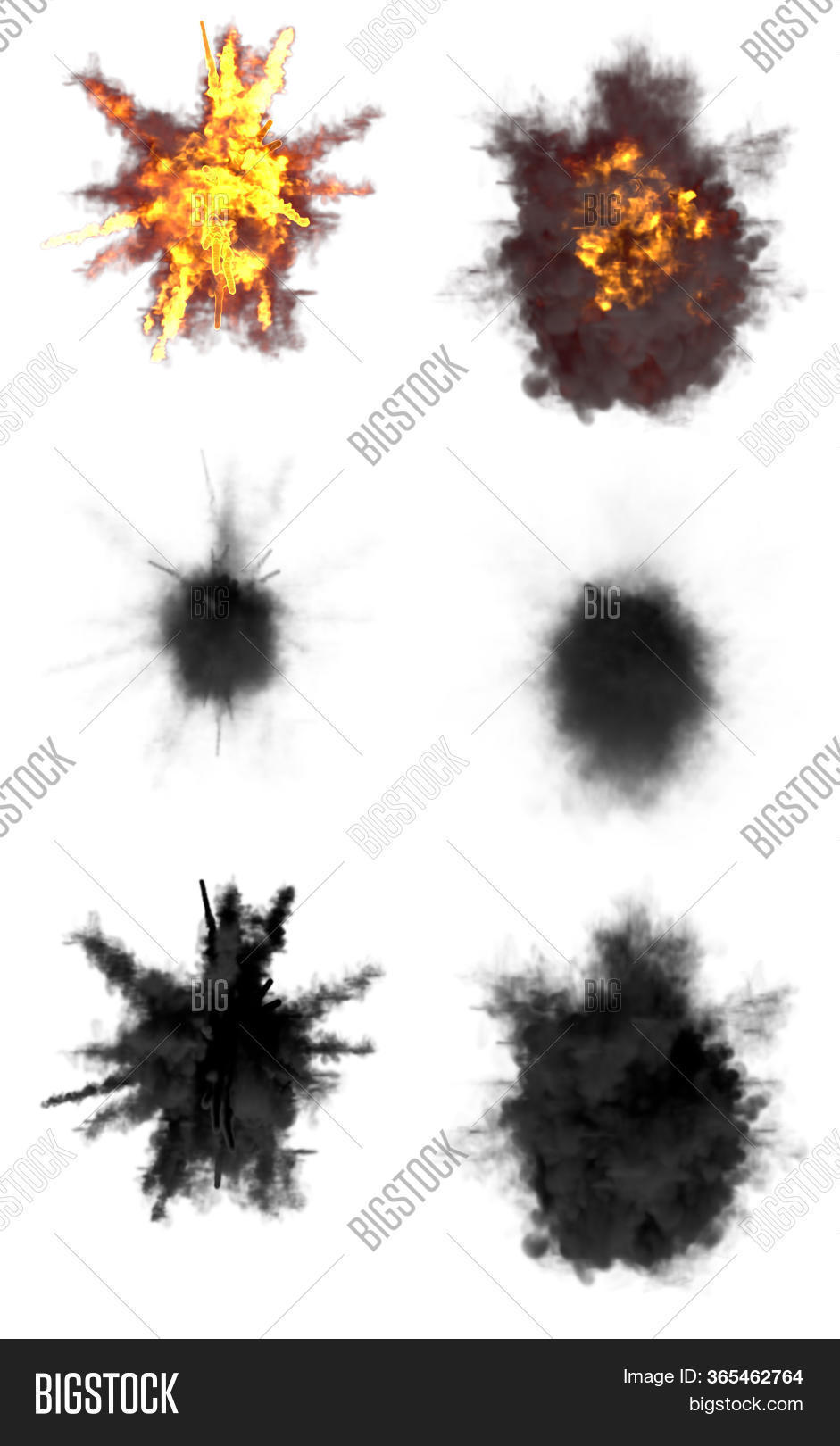 6 Round Explosions Image & Photo (Free Trial) | Bigstock