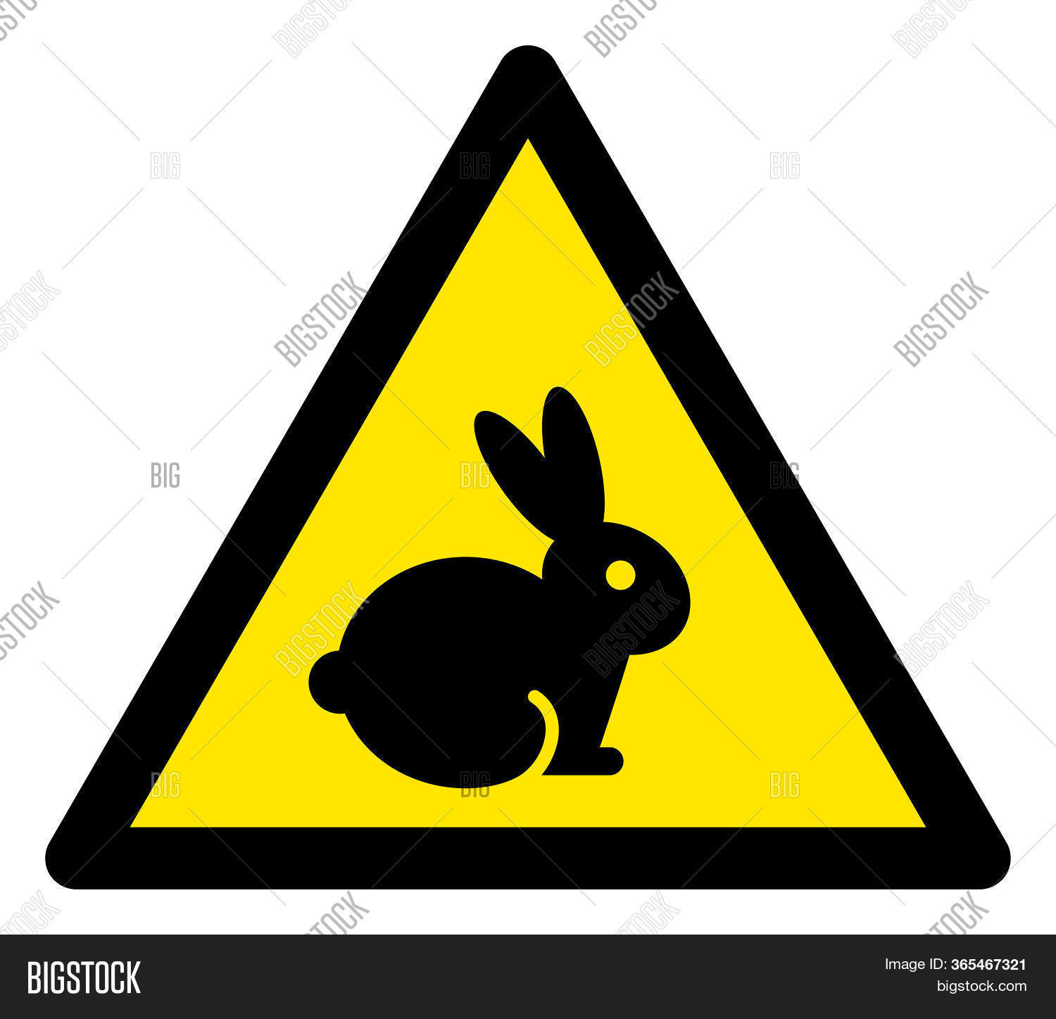 Raster Rabbit Flat Image & Photo (Free Trial) | Bigstock