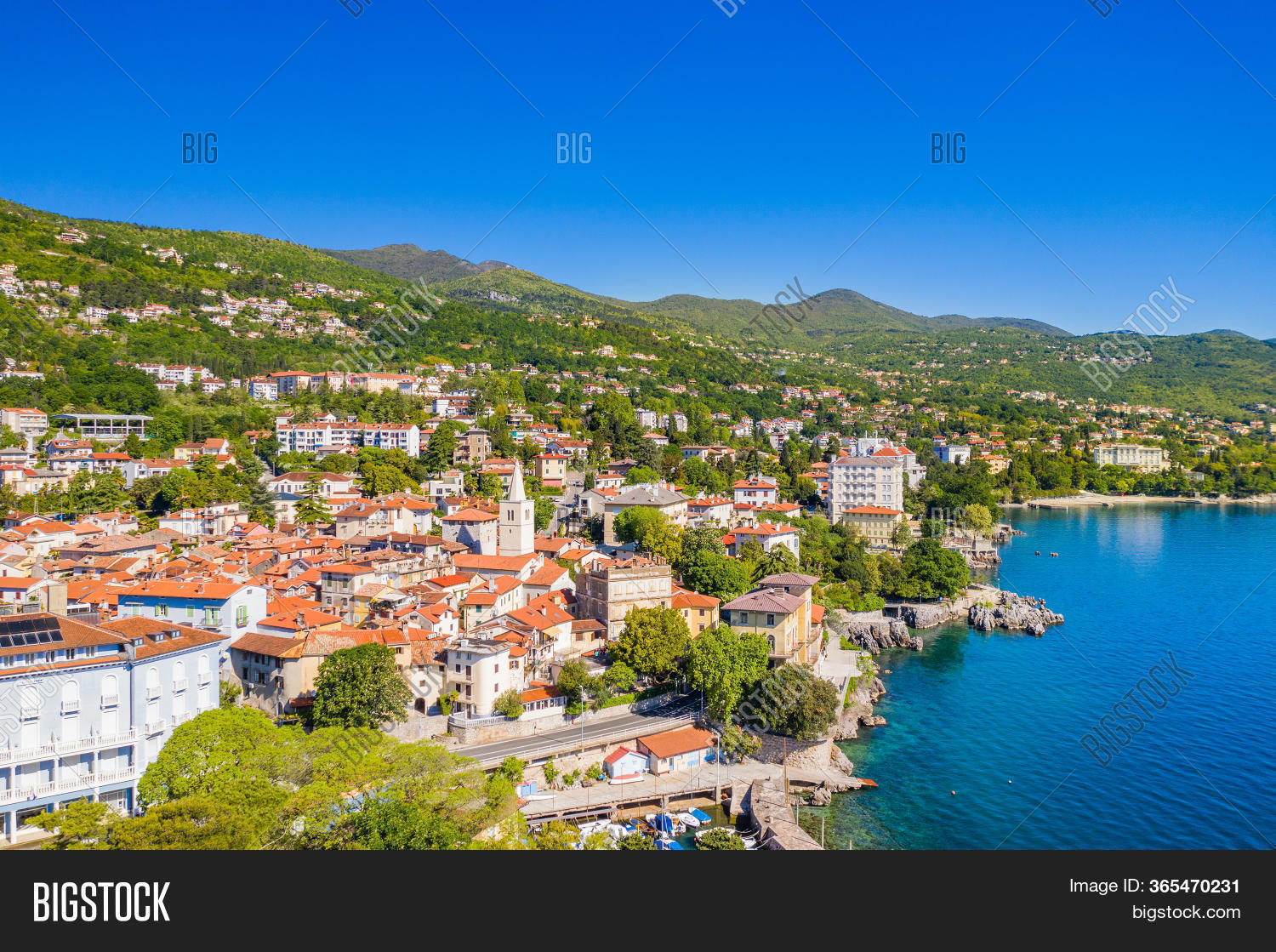 Croatia, Town Lovran Image & Photo (Free Trial) | Bigstock