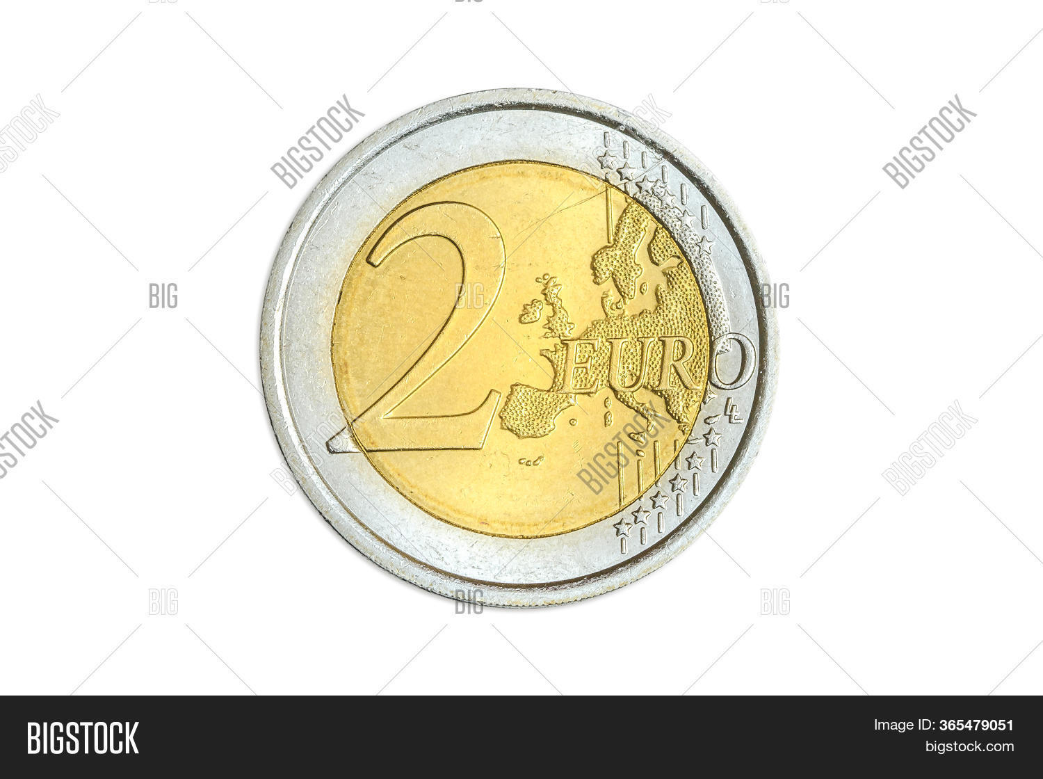 One Coin Two Euro Image & Photo (Free Trial) | Bigstock