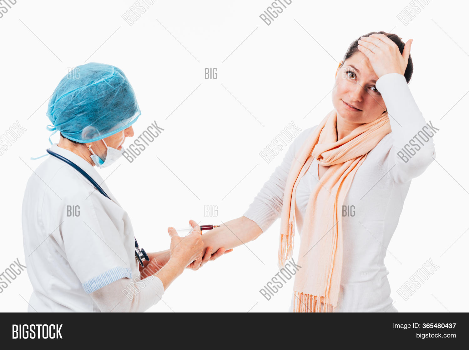 Senior Nurse Worried Image & Photo (Free Trial) | Bigstock
