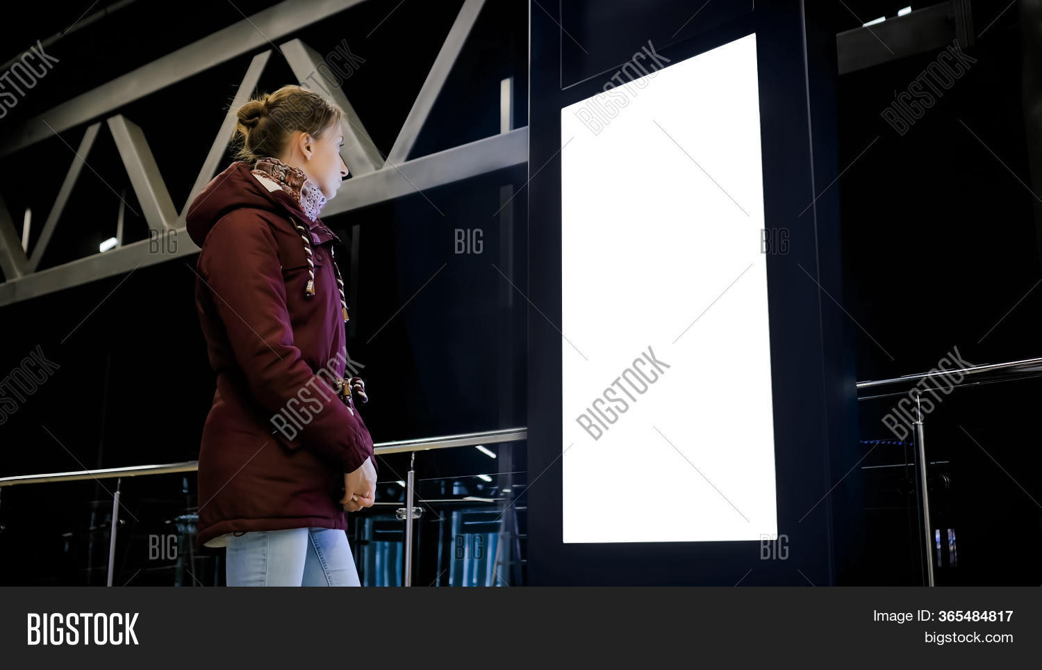 Woman Looking Vertical Image & Photo (Free Trial) | Bigstock