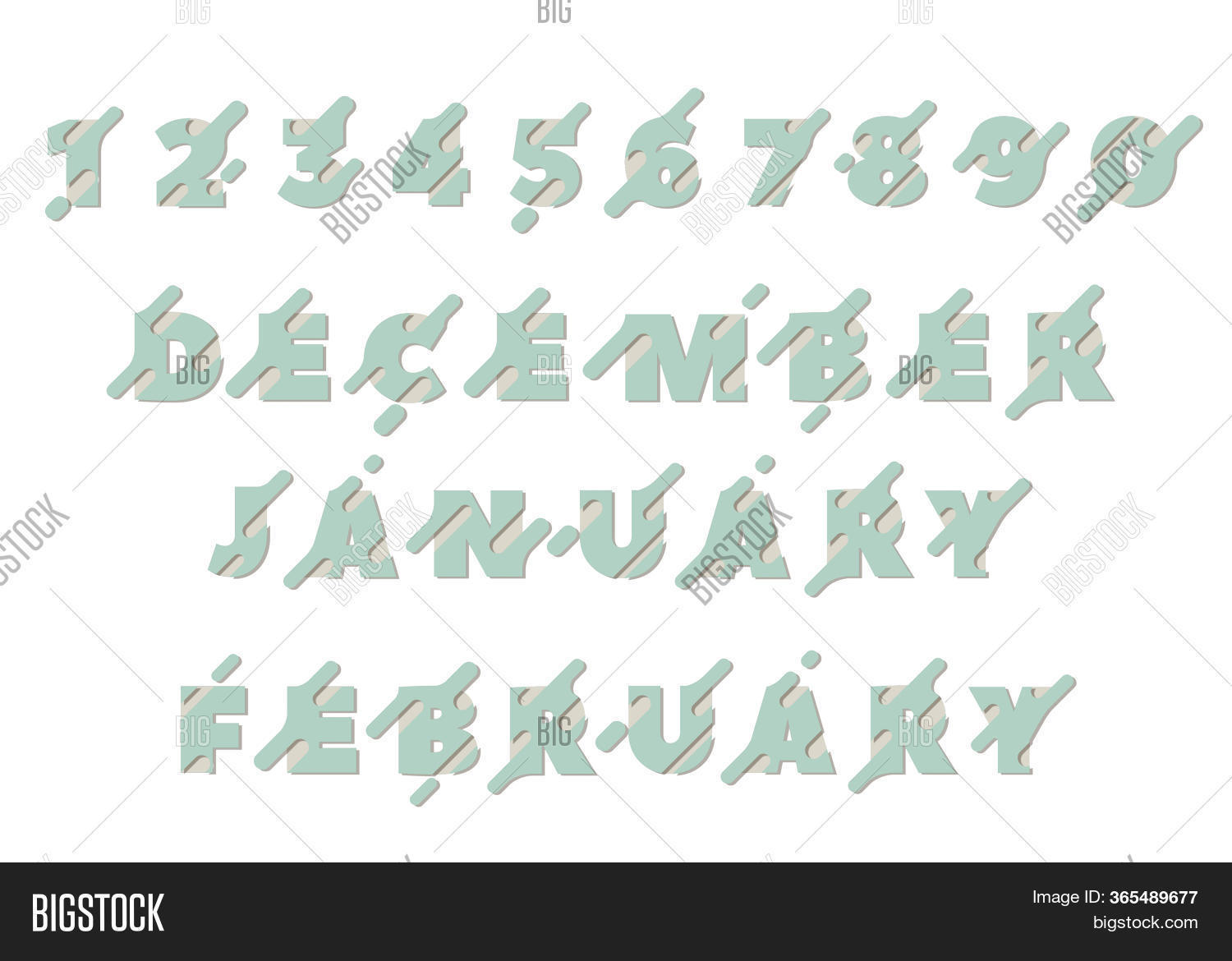 Calendar Design Names Image & Photo (Free Trial) | Bigstock