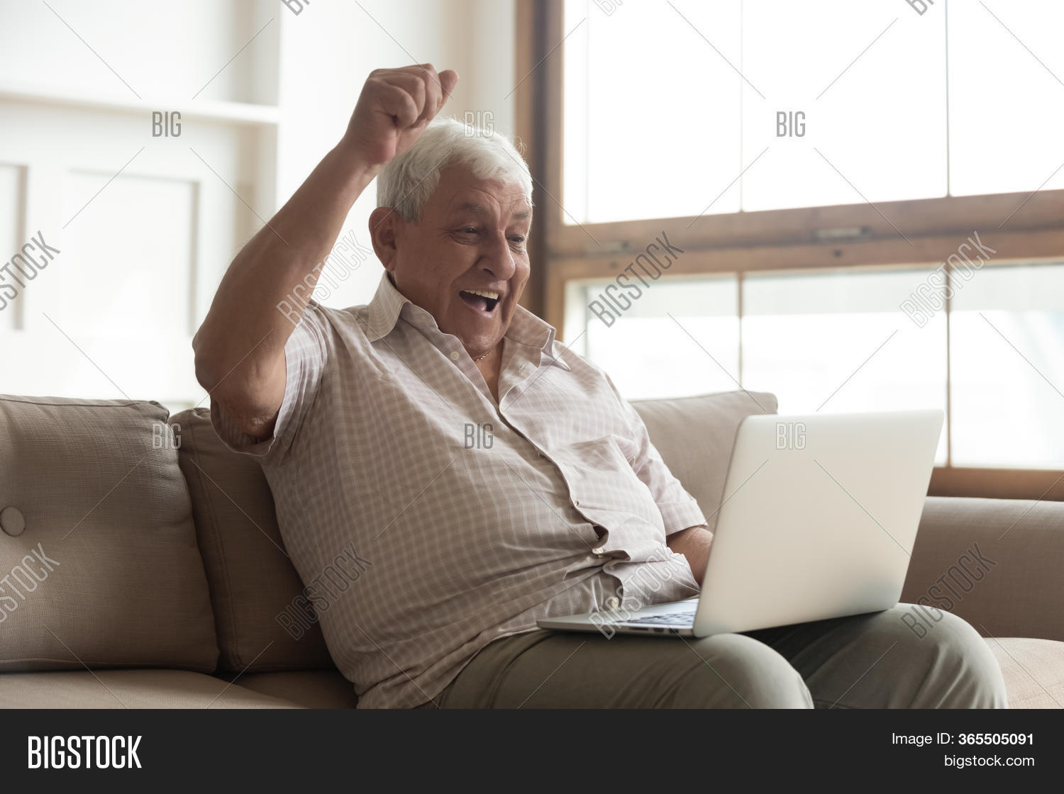 Happy Mature Man Win Image & Photo (Free Trial) | Bigstock