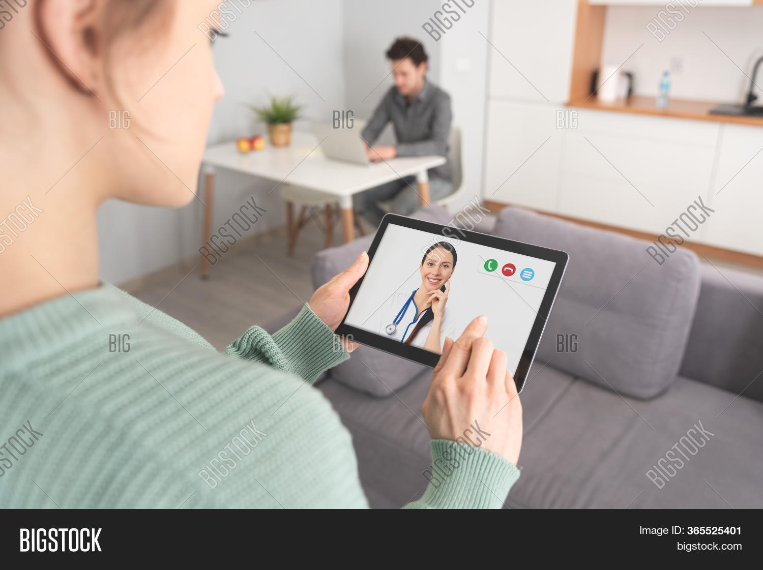 Doctor Video Chat Image & Photo (Free Trial) | Bigstock