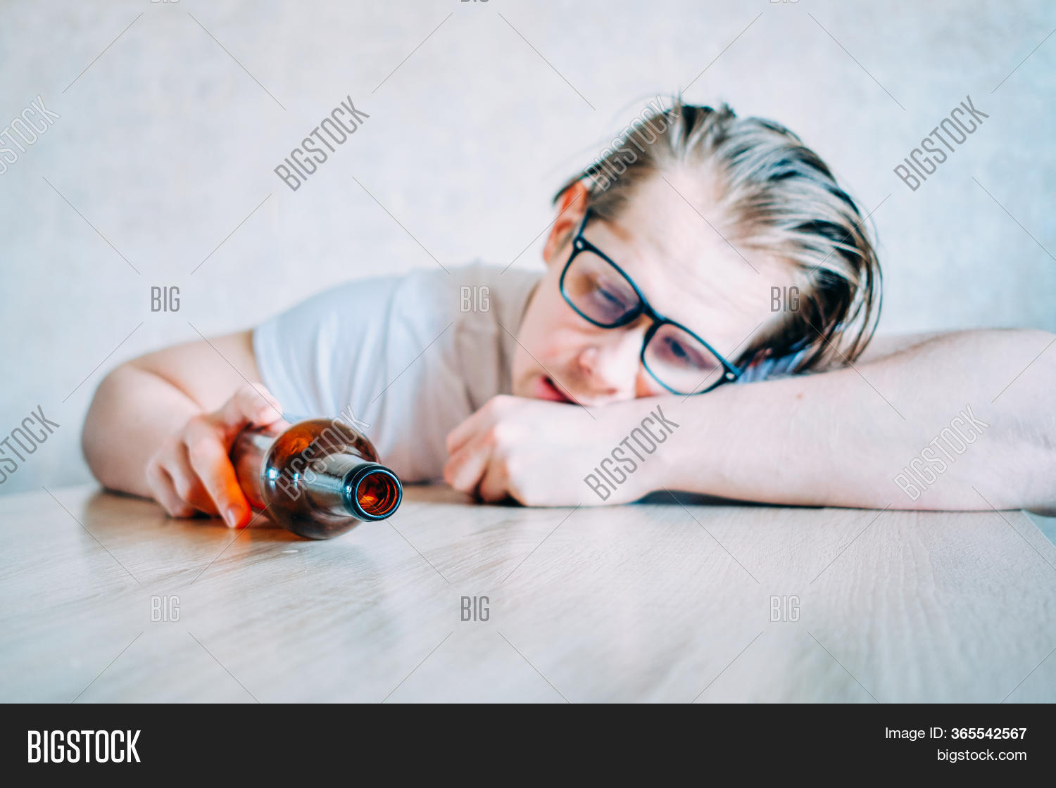 Heavily Drunk Man Lies Image & Photo (Free Trial) | Bigstock