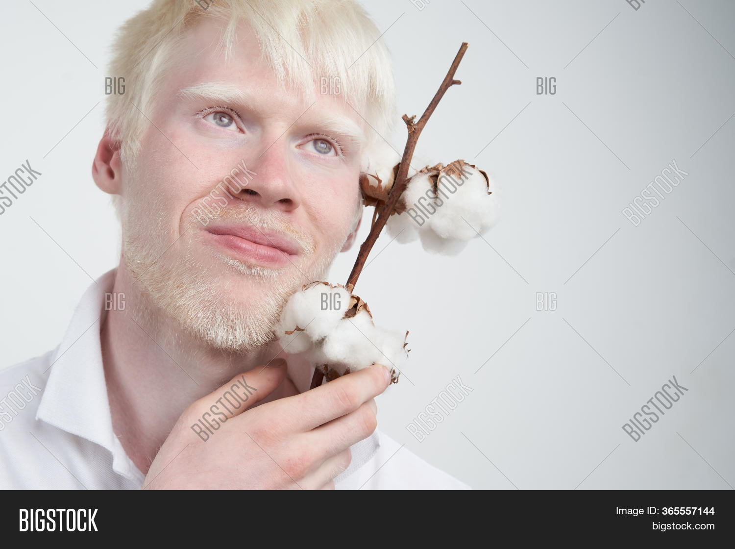 Happy Smile Albino Man Image & Photo (Free Trial) | Bigstock