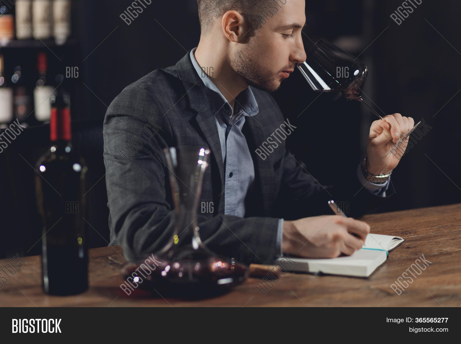 Sommeliers Male Image & Photo (Free Trial) | Bigstock