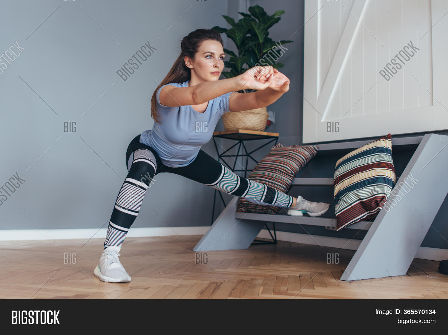 Fit Woman Stretching Image & Photo (Free Trial) | Bigstock