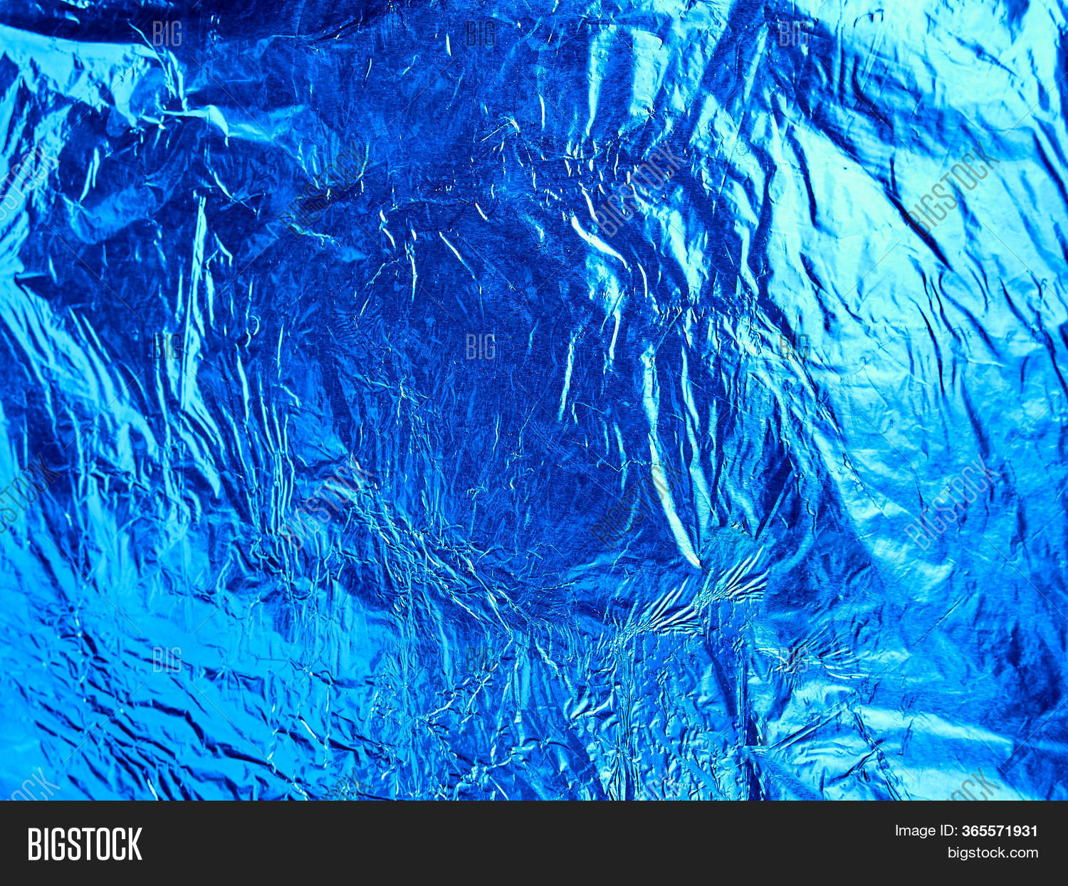 Rumpled Blue Aluminum Image & Photo (Free Trial) | Bigstock