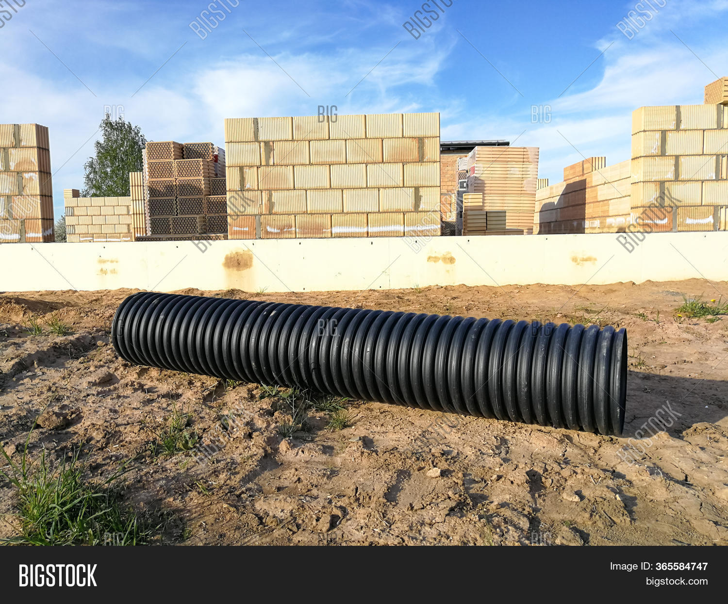 Black Corrugated Pipe Image & Photo (Free Trial) | Bigstock