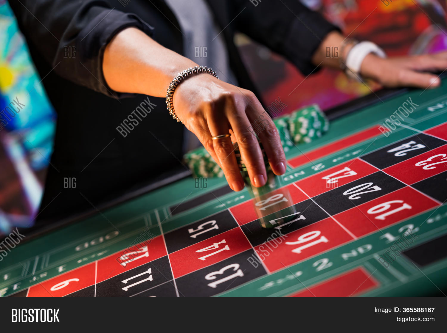 Woman Playing Roulette Image & Photo (Free Trial) | Bigstock