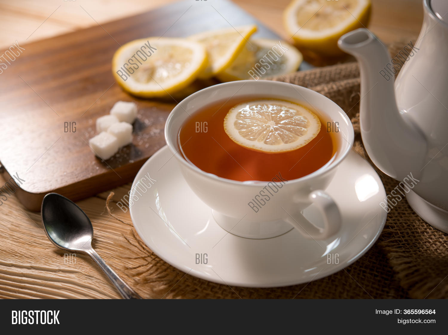 Cup Tea Lemon On Image & Photo (Free Trial) | Bigstock