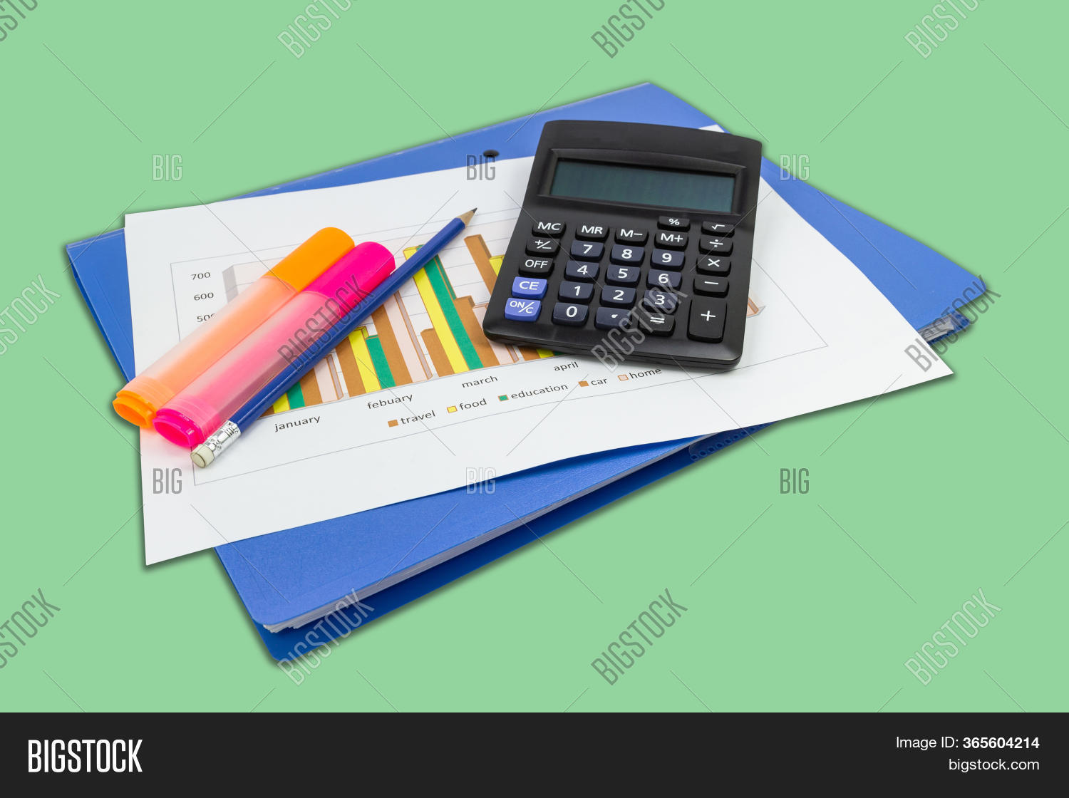 Pencil, Calculator, Image & Photo (Free Trial) | Bigstock