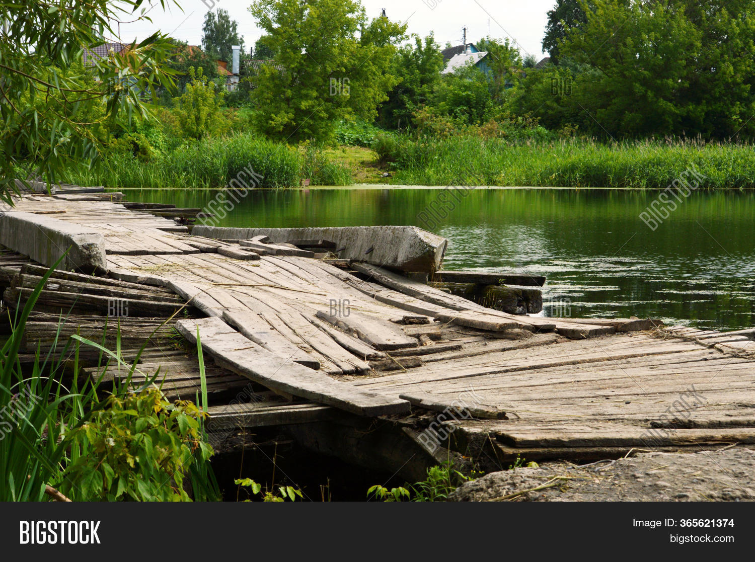 Very Old Wooden Bridge Image & Photo (Free Trial) | Bigstock