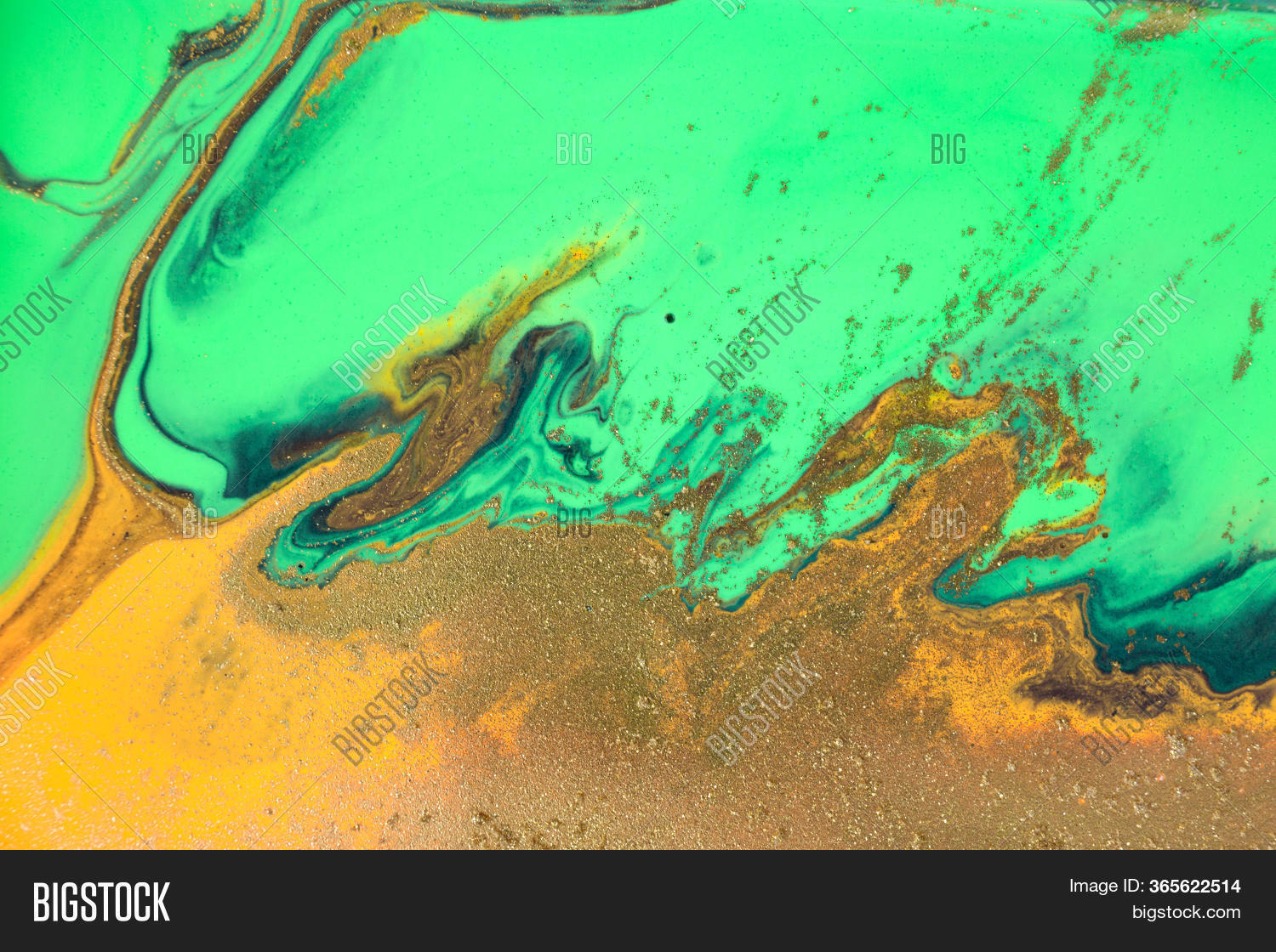 Golden Dust Green Image & Photo (Free Trial) | Bigstock