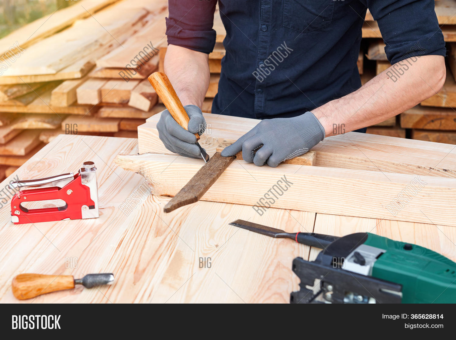 Carpenter Working Image & Photo (Free Trial) | Bigstock